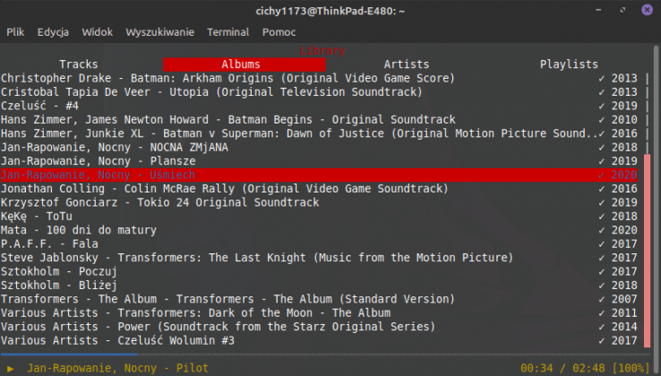Dzięki ncspot uruchomisz Spotify w Terminalu!