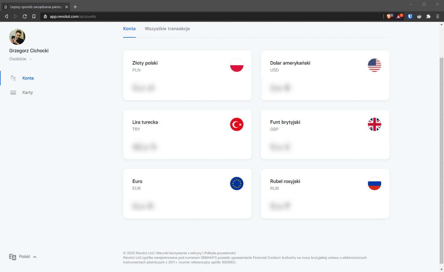 No nareszcie! Revolut dostępny poprzez przeglądarkę na komputerach!