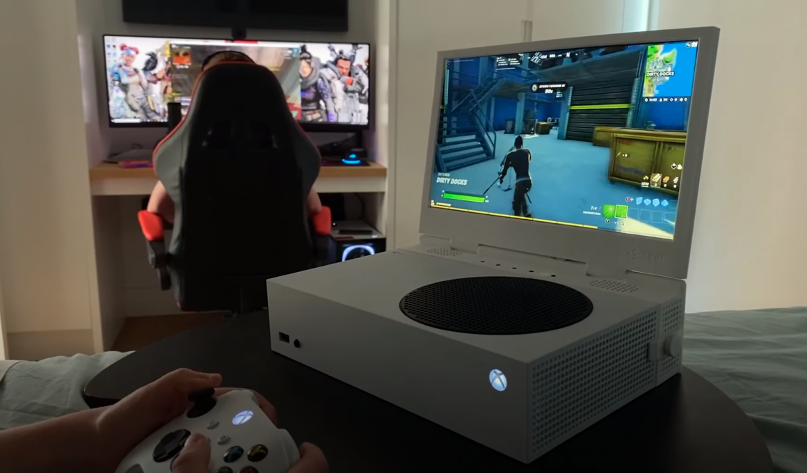 Zamień Xbox Series S w laptop - wystarczy ten niewielki ekran