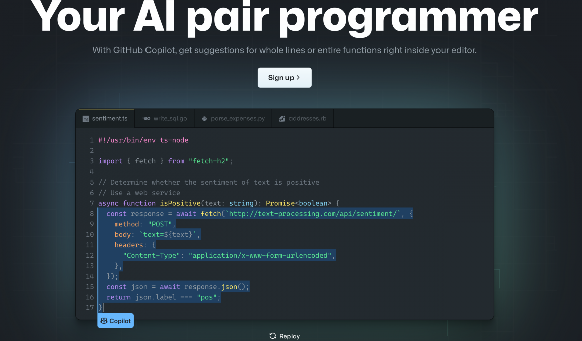 GitHub udostępnił Copilot - narzędzie AI do pisania kodu