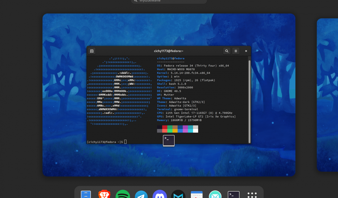 Fedora Linux 35 już jest! Oto GNOME 41 w najlepszej postaci