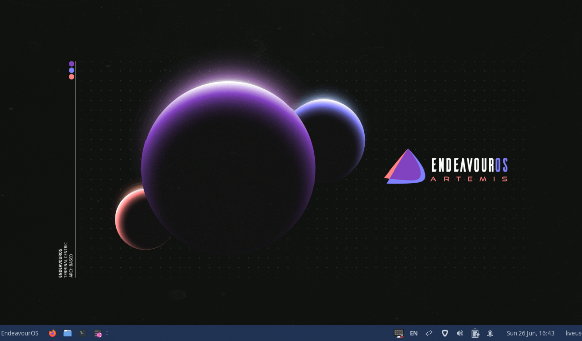 EndeavourOS wraca z wydaniem "Artemis". Co nowego wprowadzono?
