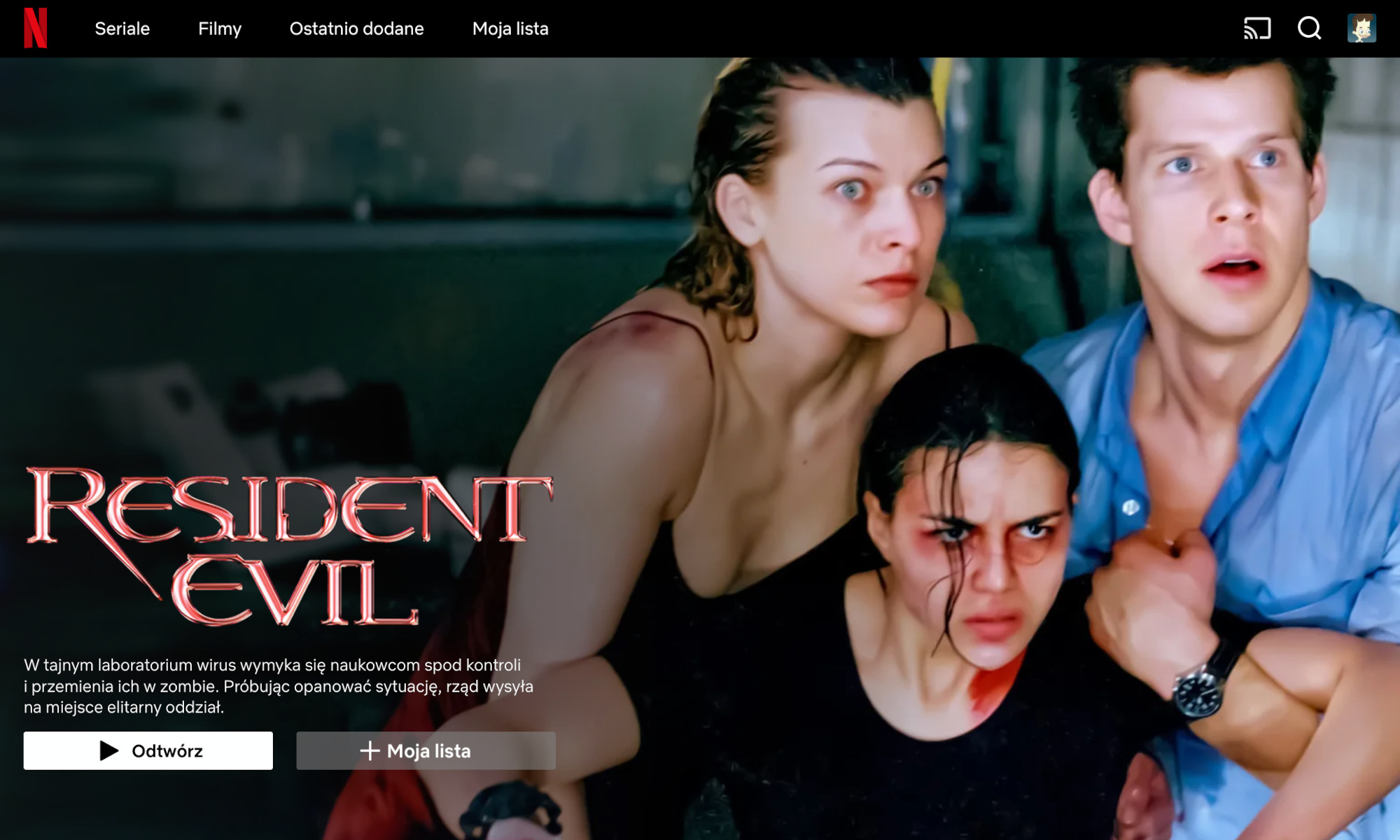 Seria Resident Evil zawitała na platformie Netflix!