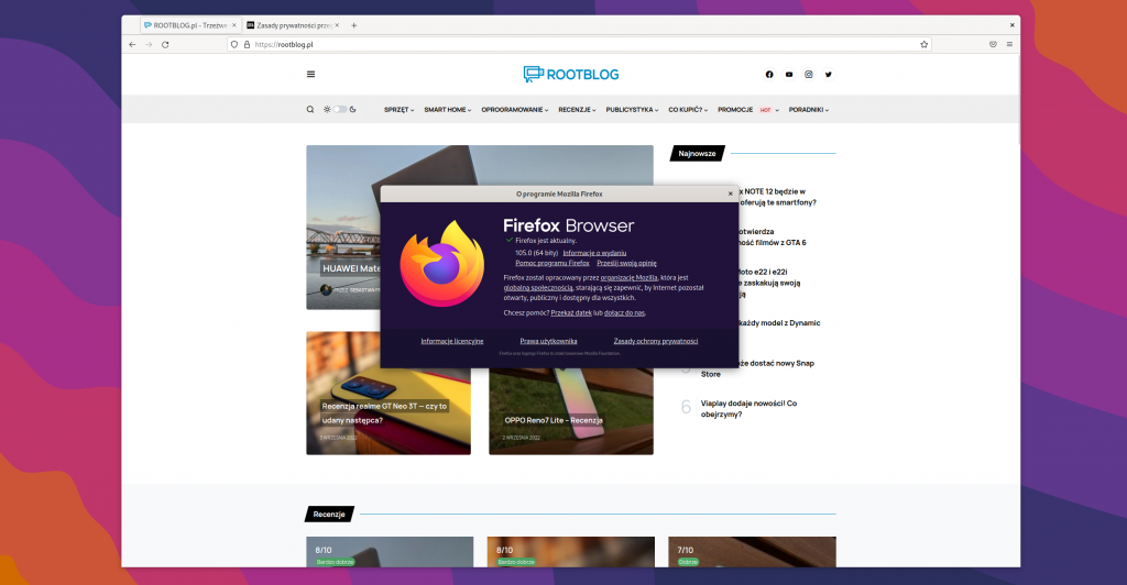 Firefox 105 debiutuje! Nadal bez funkcji, na którą czekamy