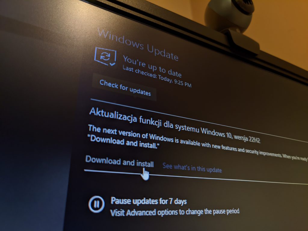 Aktualizacja Windows 10 do wersji 22H2 już dostępna!