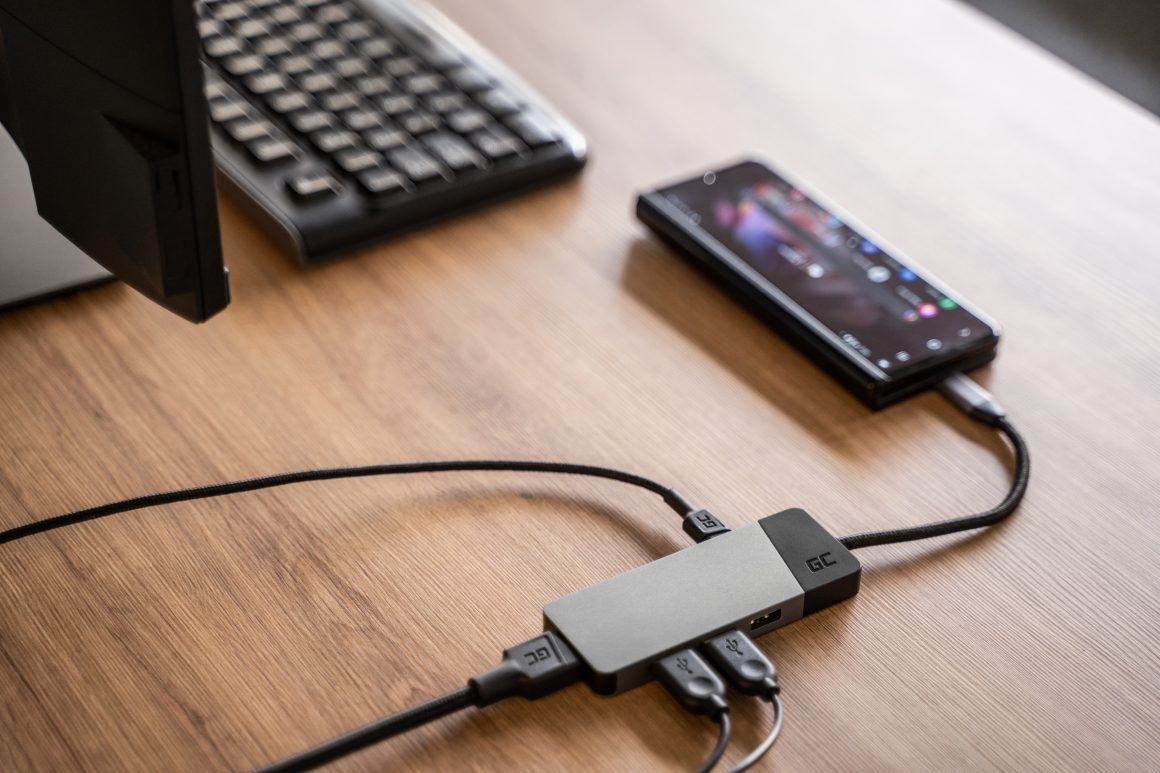 Green Cell GC Connect to dock USB z obsługą ładowania 85 W