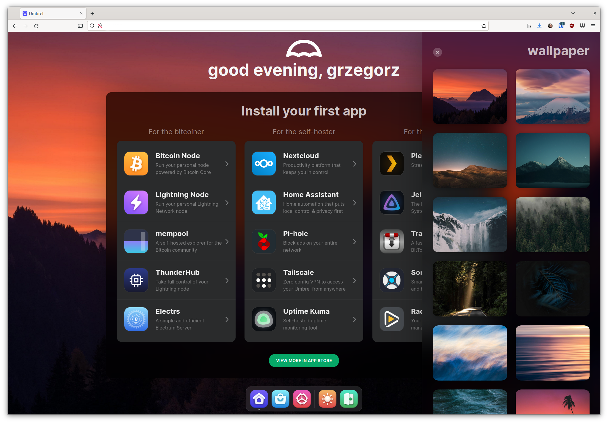 Umbrel - domowy, prosty serwer - nie trać na niego czasu