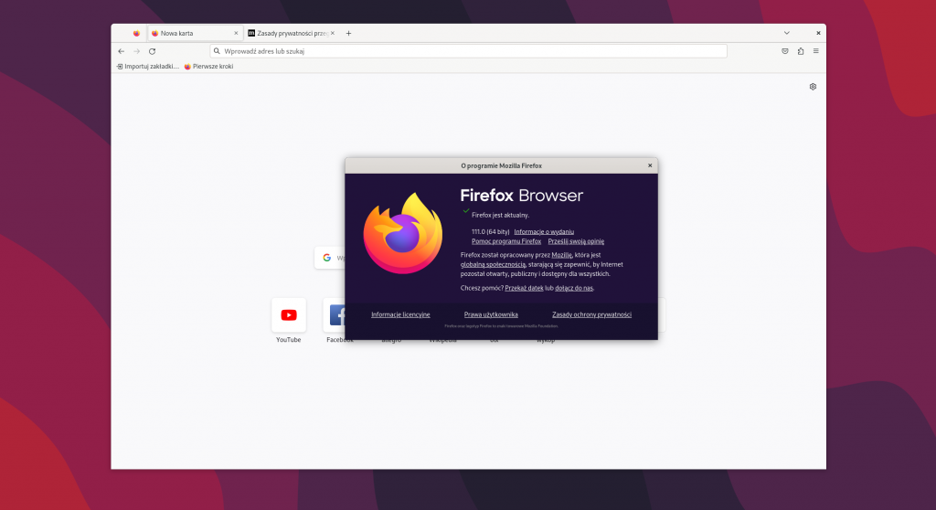 Firefox 111 to ponownie malutki update