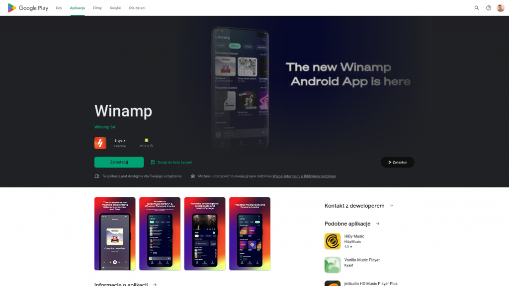 Winamp na Androida i iOS? Już jest, ale tylko w fazie testów!
