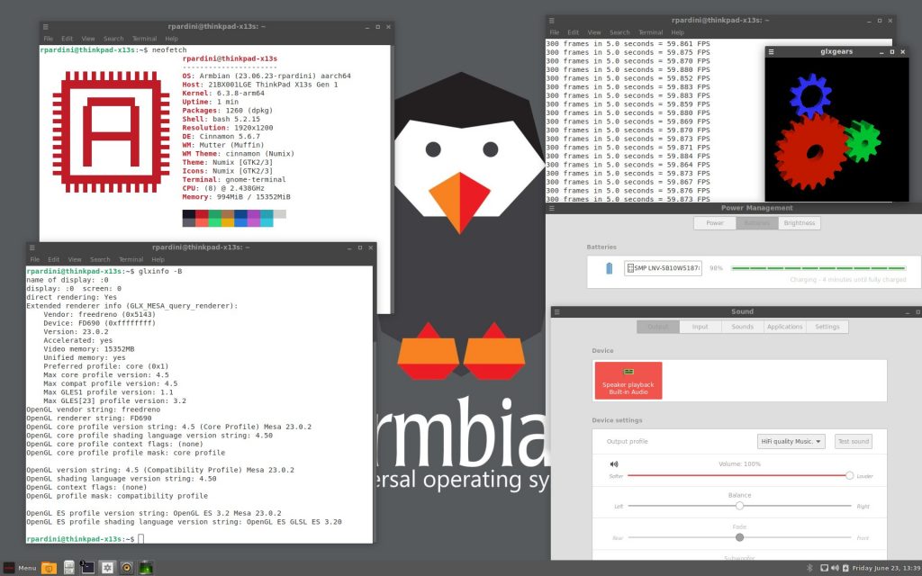 Linux Armbian na Lenovo X13S już jest! To laptop z ARM