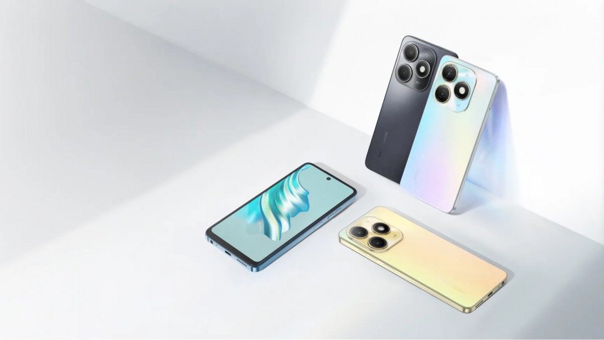 TECNO Spark 20 to nowy smartfon marki, który z wyglądu przypomina iPhone